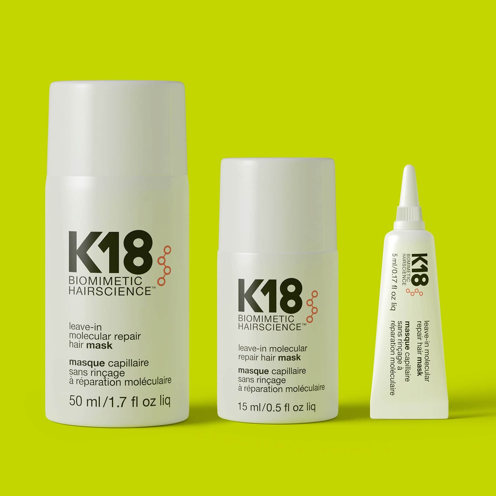 K18 leave-in molecular repair hair mask 50ml – Bettjemans